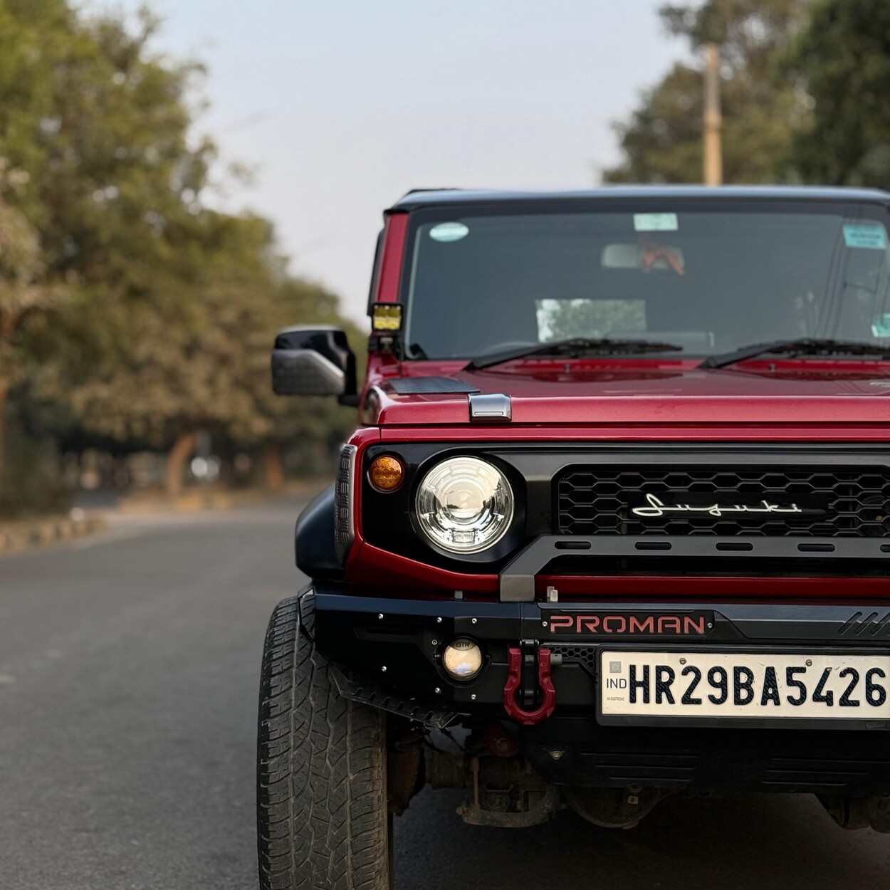 PROMAN: ROTATABLE LIGHT MOUNT FOR SUZUKI JIMNY – ACCESSORIES FOR THAR ...