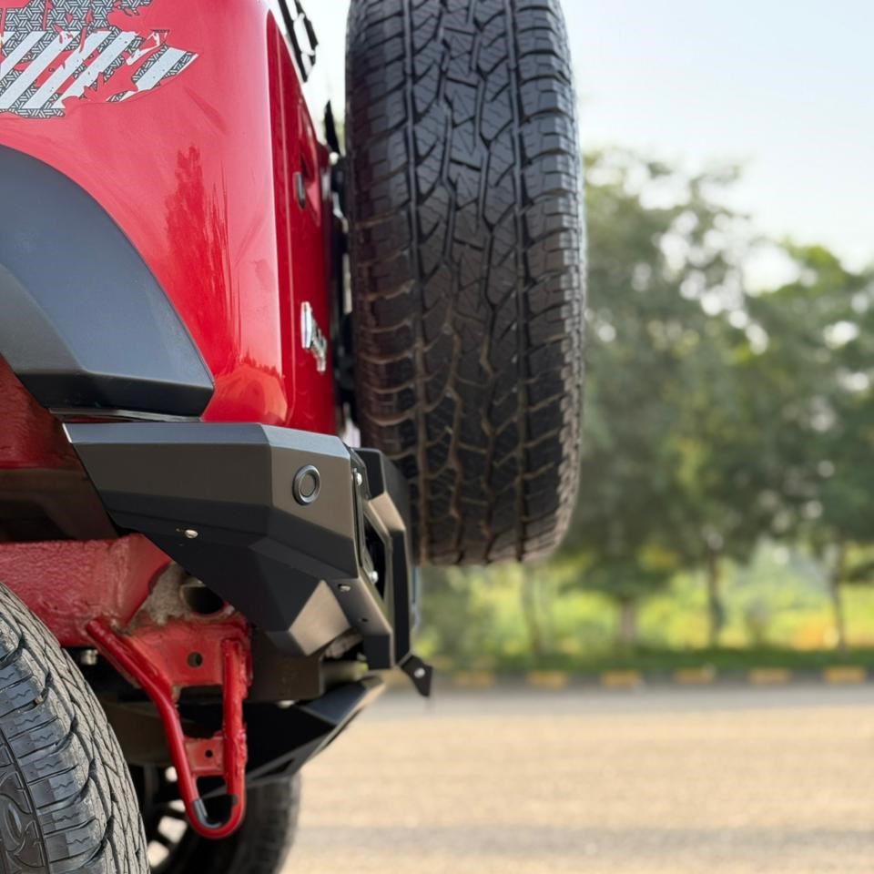 PROMAN: METAL REAR BUMPER FOR SUZUKI JIMNY – ACCESSORIES FOR THAR ...