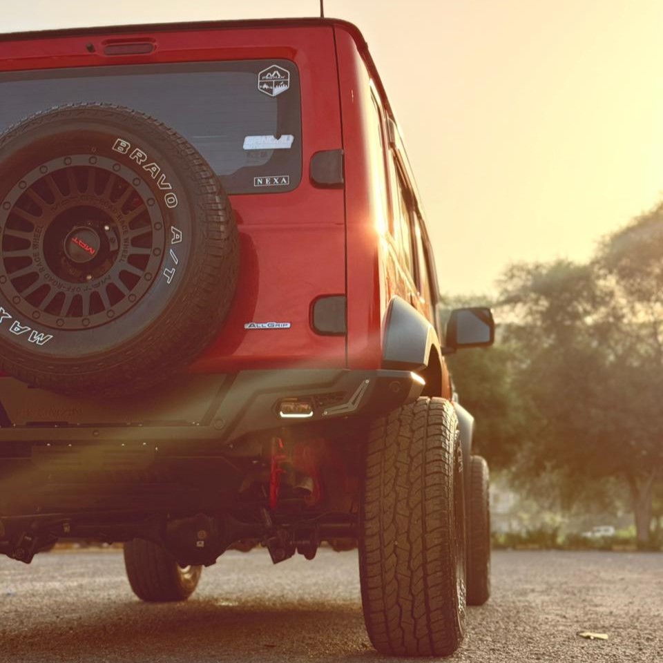 PROMAN: METAL REAR BUMPER FOR SUZUKI JIMNY – ACCESSORIES FOR THAR ...